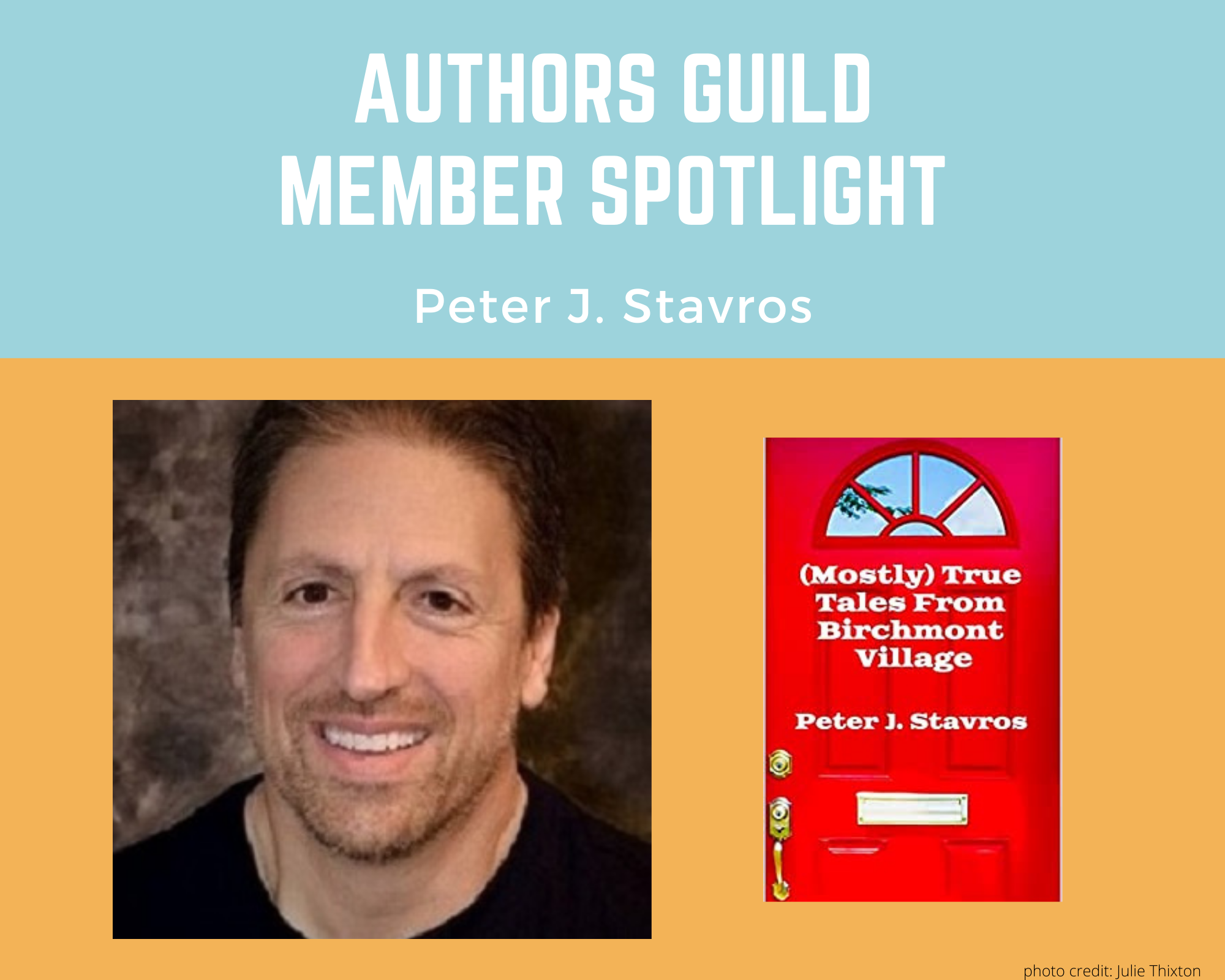 Member Spotlight: Peter J. Stavros - The Authors Guild