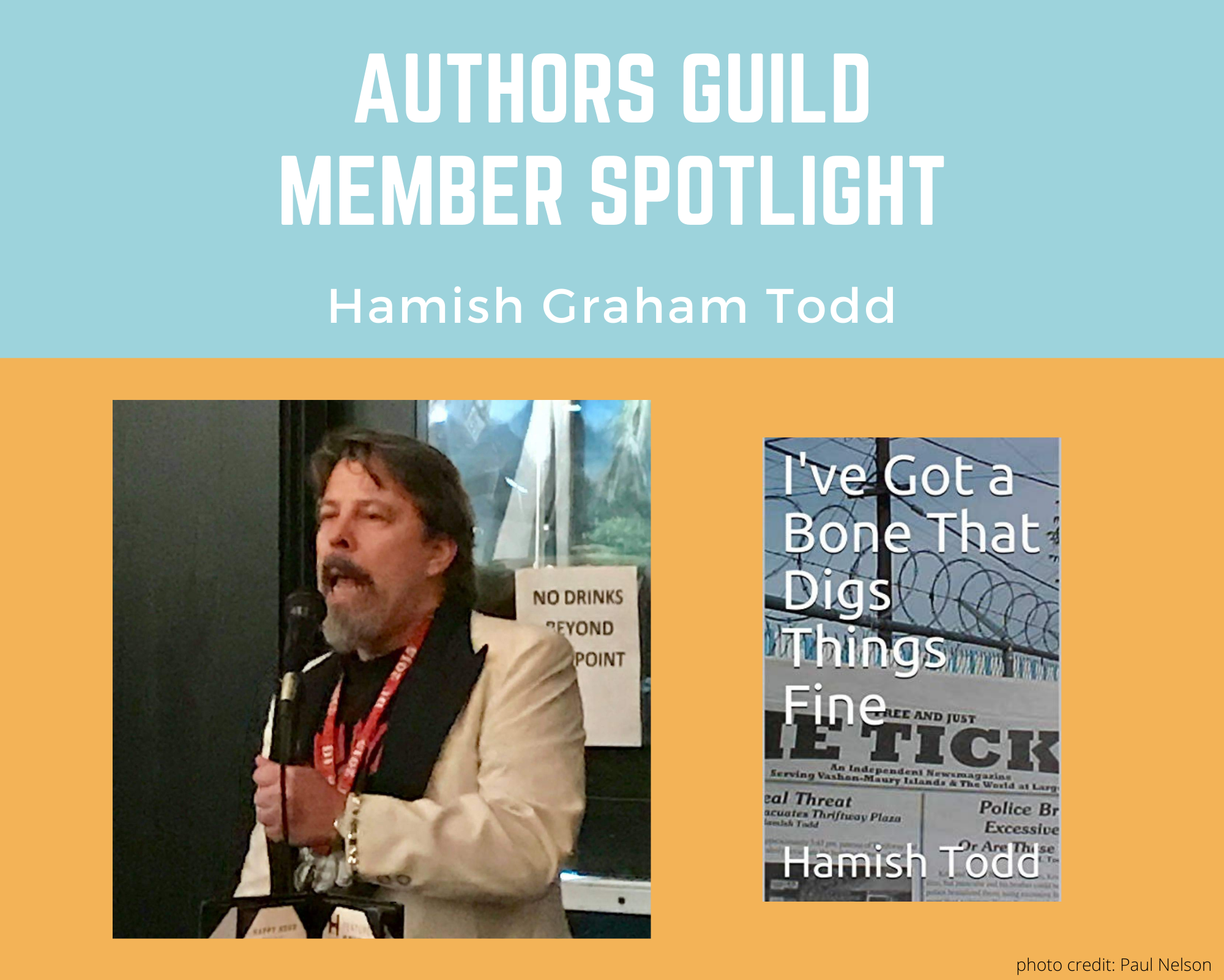 Member Spotlight: Hamish Graham Todd - The Authors Guild