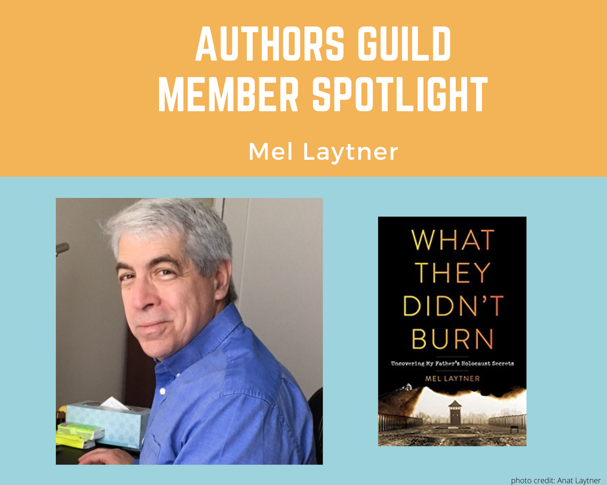 Member Spotlight: Mel Laytner - The Authors Guild