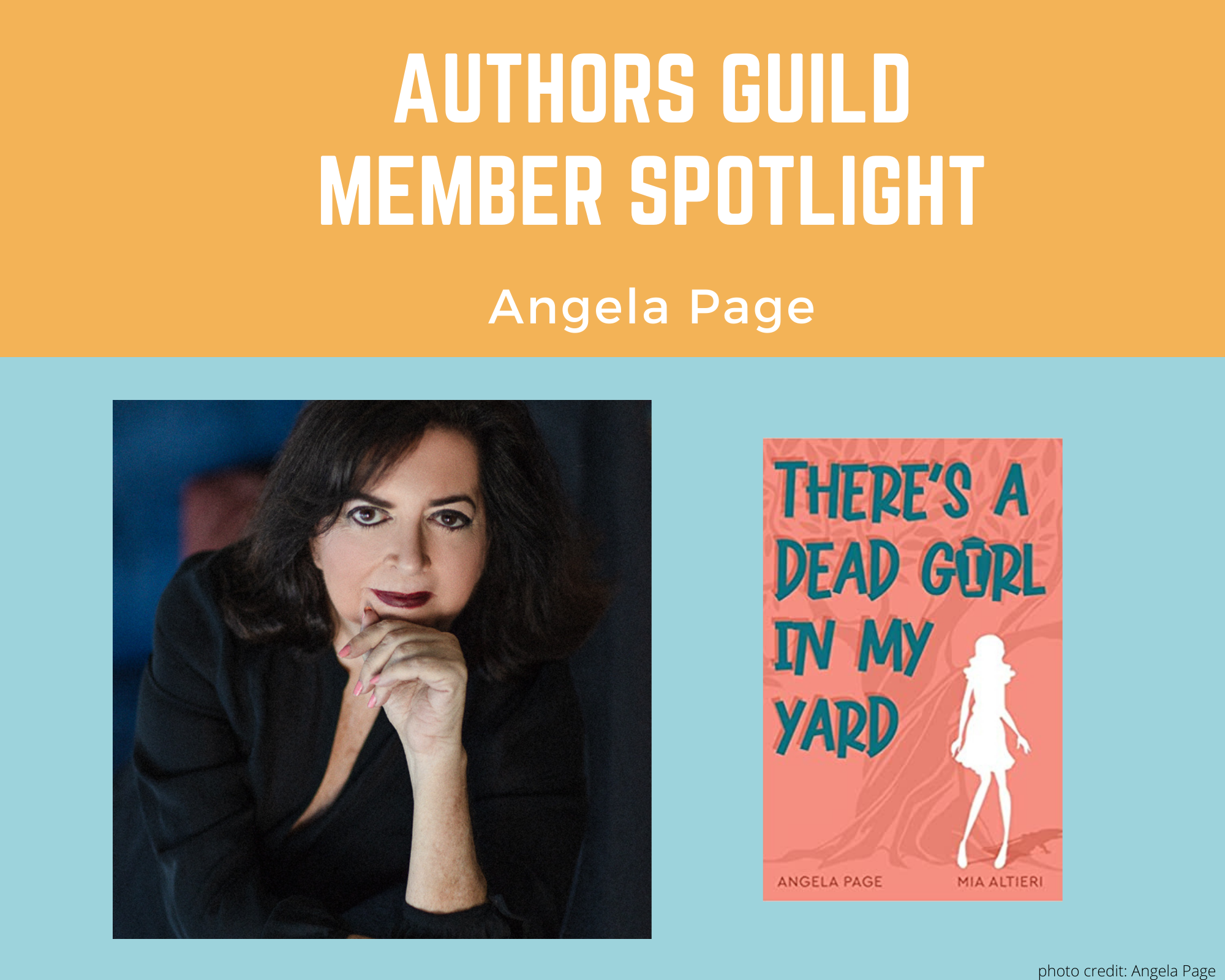 Member Spotlight: Angela Page - The Authors Guild
