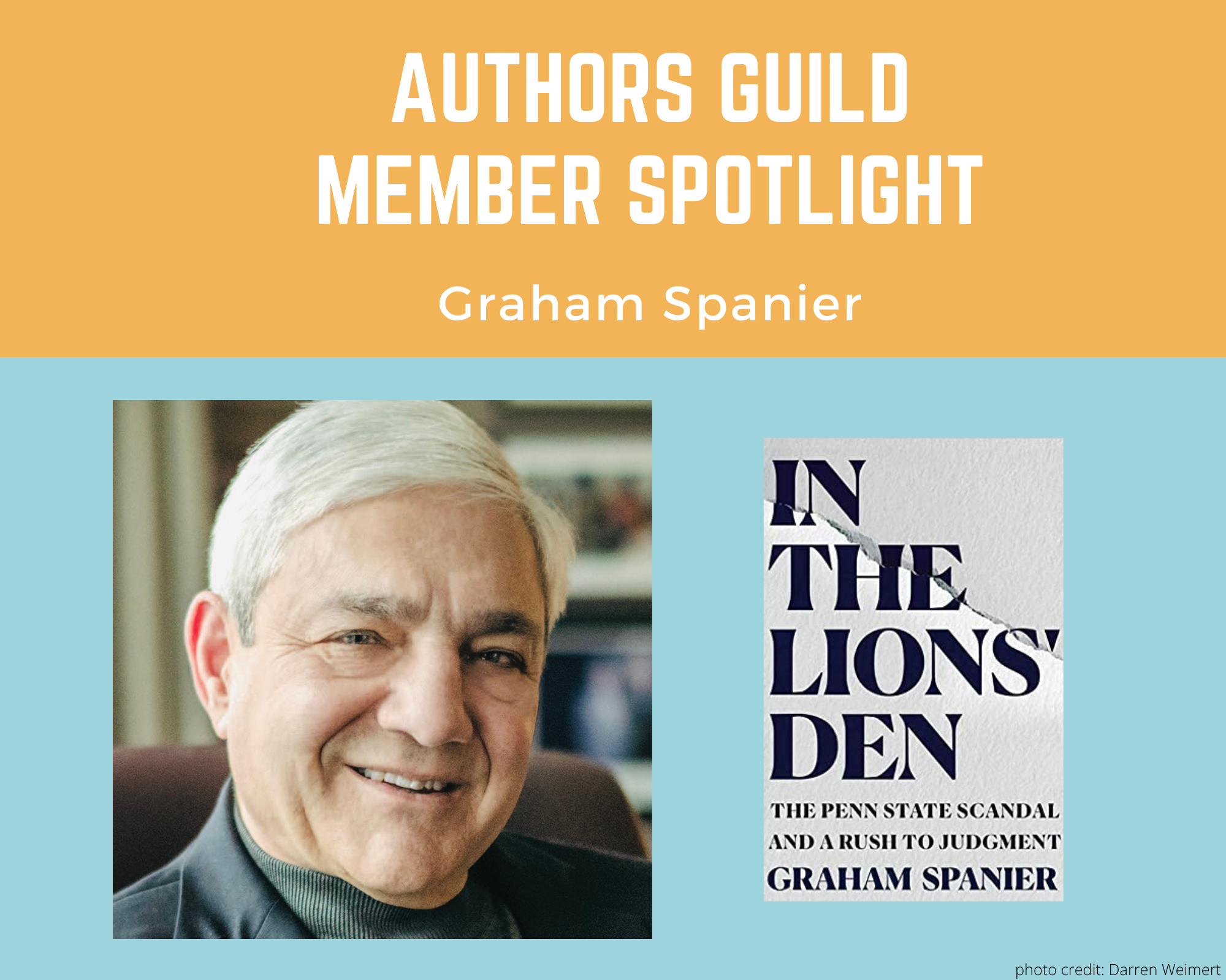 Member Spotlight: Graham Spanier - The Authors Guild