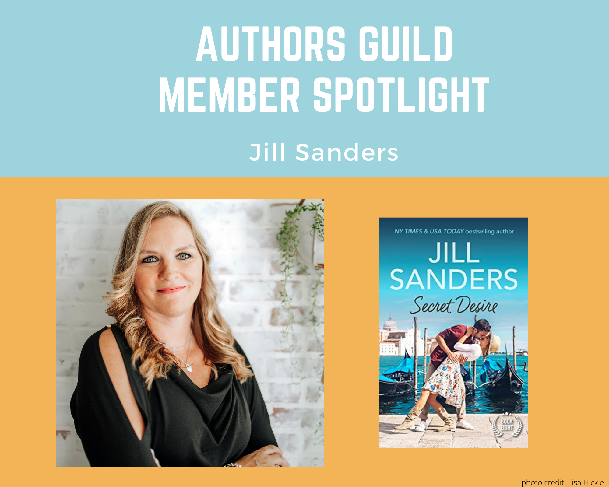 Member Spotlight: Jill Sanders - The Authors Guild