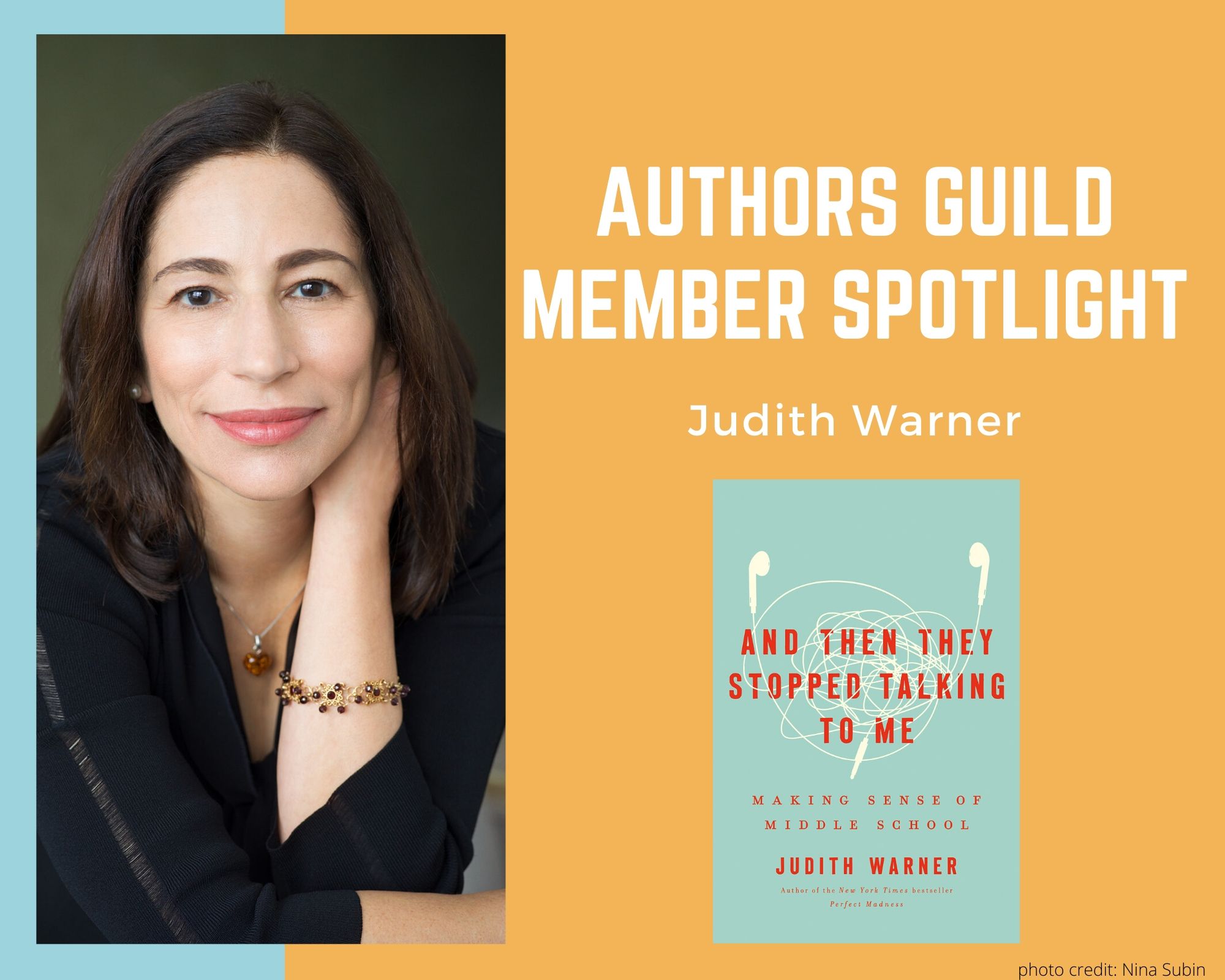 Member Spotlight: Judith Warner - The Authors Guild
