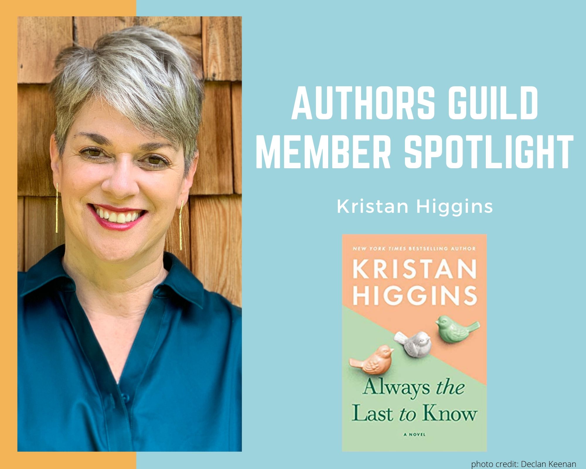 Member Spotlight: Kristan Higgins - The Authors Guild