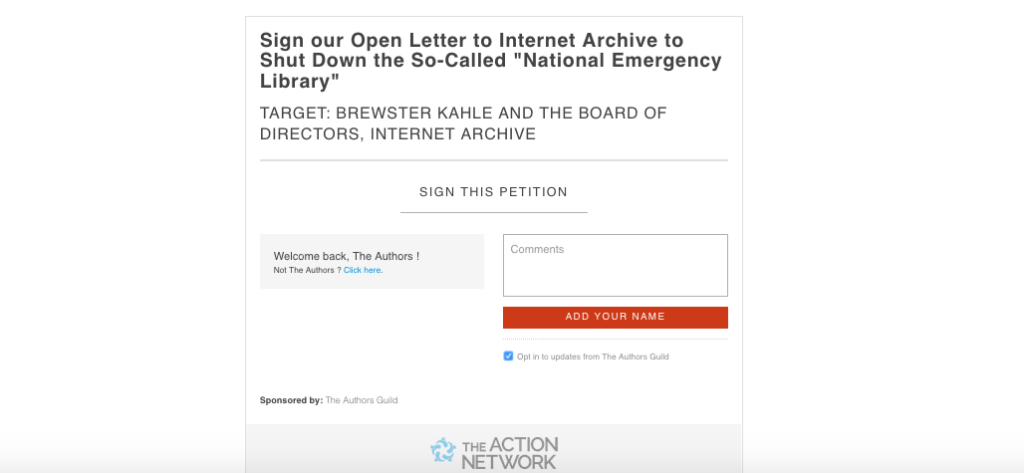 Our Open Letter to Internet Archive to Shut Down the So-Called ...