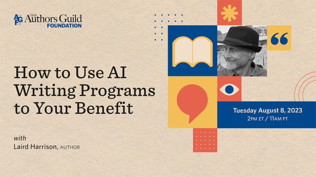 Postponed: How to Use AI Writing Programs to Your Benefit - The Authors ...