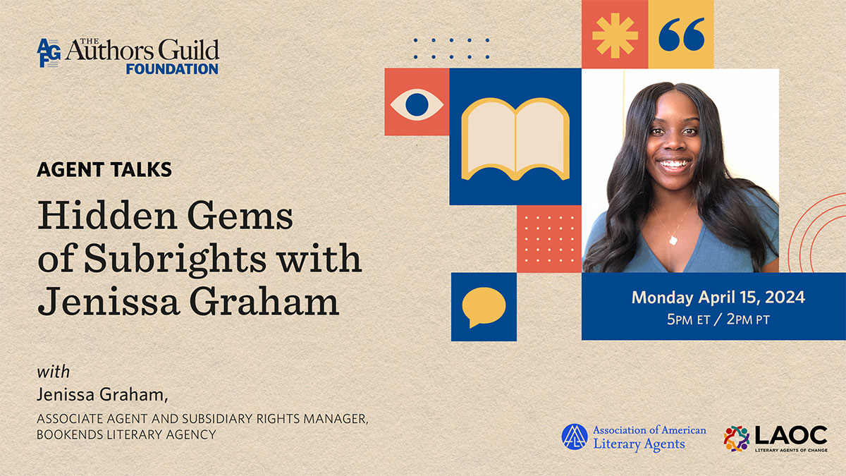 Agent Talks: The Hidden Gems of Subrights with Jenissa Graham - The ...