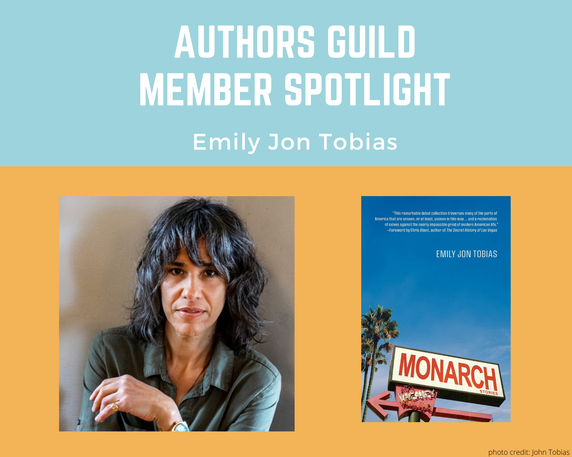Member Spotlight: Emily Jon Tobias - The Authors Guild