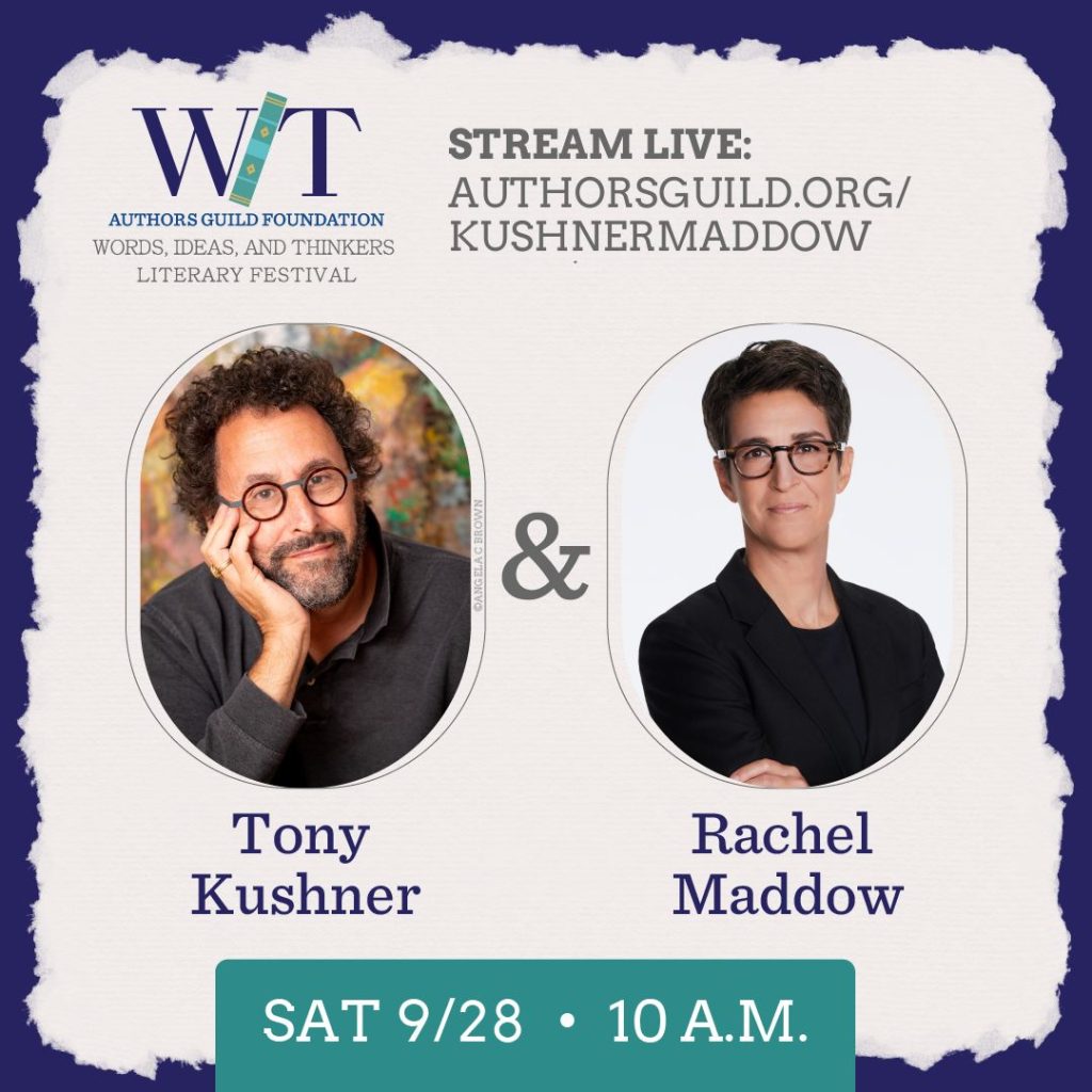 WIT Literary Festival Livestream: Tony Kushner and Rachel Maddow - The ...