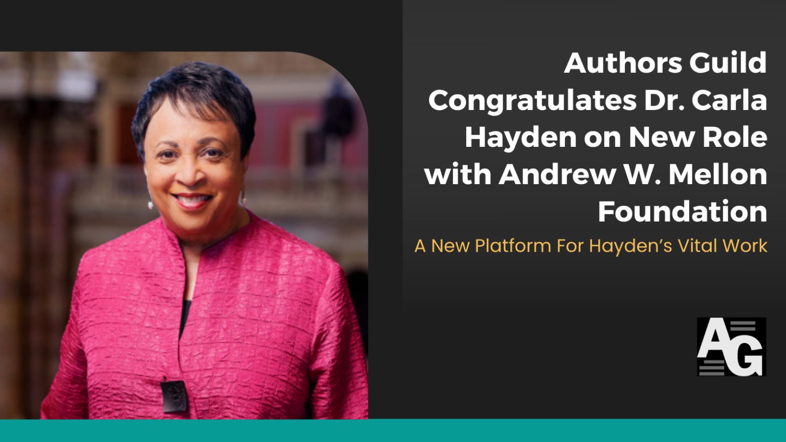 Authors Guild Congratulates Dr. Carla Hayden on Her New Role with the ...