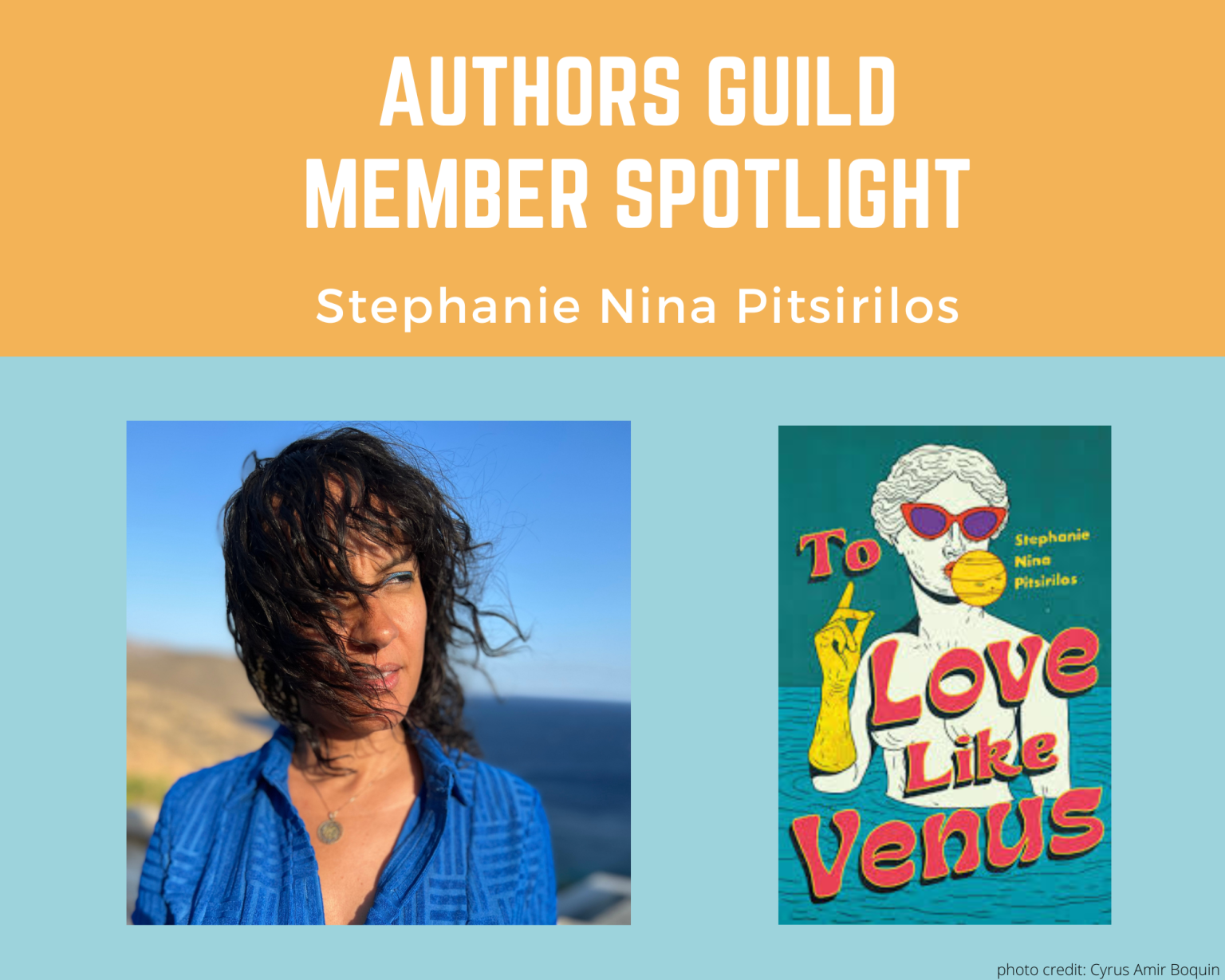 Member Spotlight: Stephanie Nina Pitsirilos - The Authors Guild